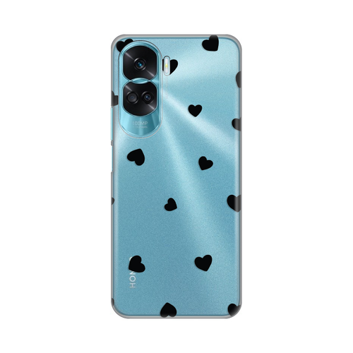Torbica Silikonska Print Skin za Honor 90 Lite Hearts