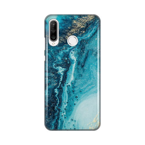 Torbica Silikonska Print za Huawei P30 Lite Pretty Marble