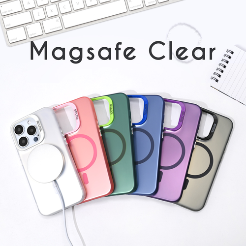 Torbica Magsafe Clear za Samsung A156B Galaxy A15 5G srebrna