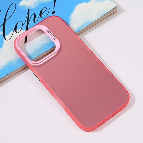 Torbica Clear za iPhone 16 Pro 6.3 roze