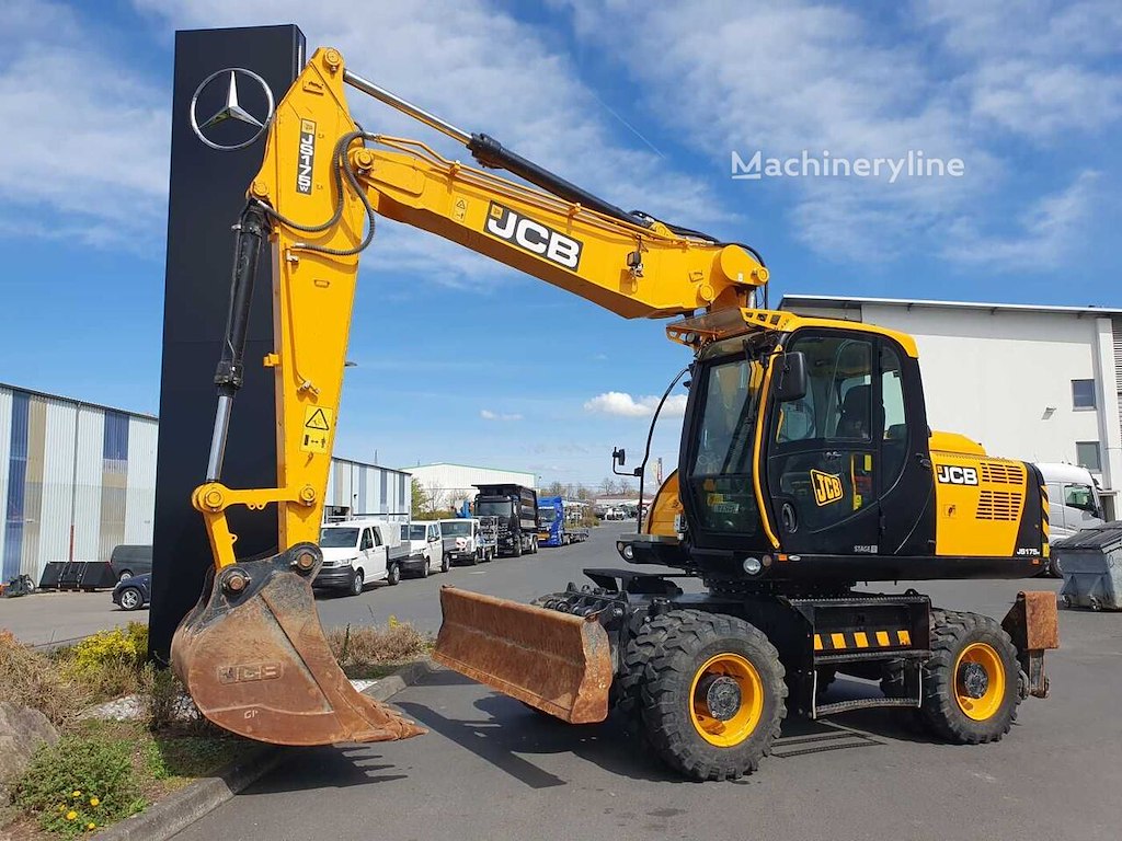 JCB JS 175 W / 2024 / nur 622h! / 1x Tieflöffel bager točkaš