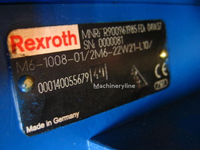 Rexroth M6-1008-01/2M6-22W21 hidraulični razvodnik za građevinske mašine