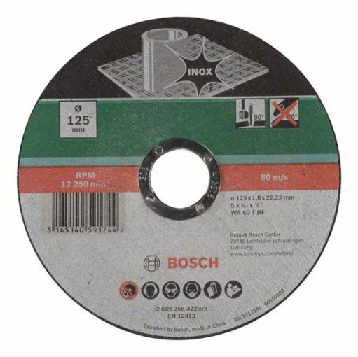 Bosch 2609256322 Rezna ploča ravna, Inox