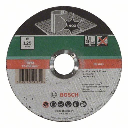 Bosch 2609256323 Rezna ploča ravna, Inox