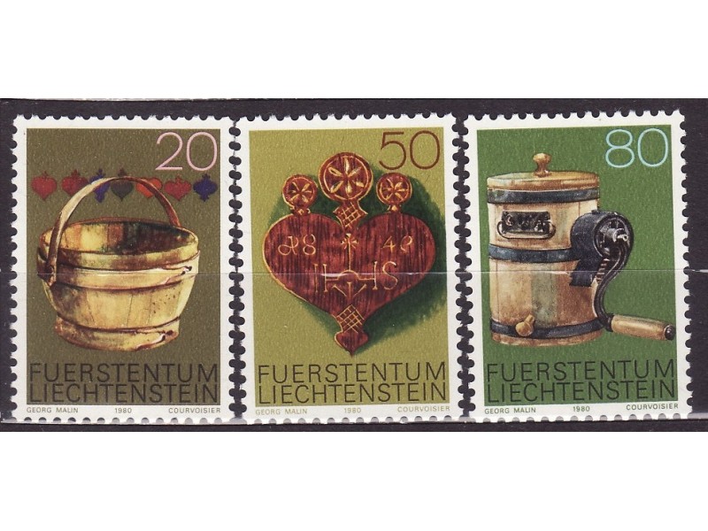 Lihtenštajn - umetnost - stari zanati 1980.