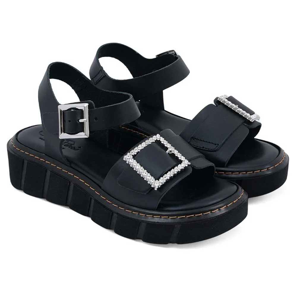 PERA CARLO SANDALE – 5837-PELLE NERO