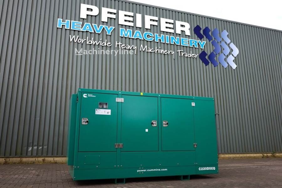 Cummins C220D5EQ Declaration of Conformity, Diesel, 220kVA diesel generator