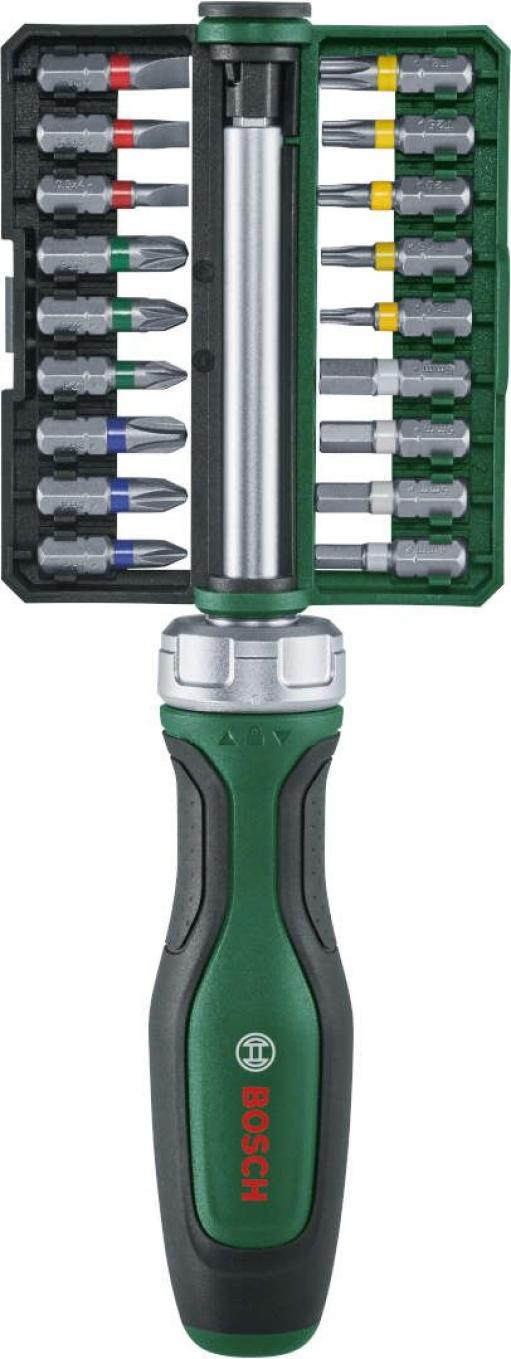 Bosch 19-delni set bitova sa čegrtaljkom, 1600A02Z9A