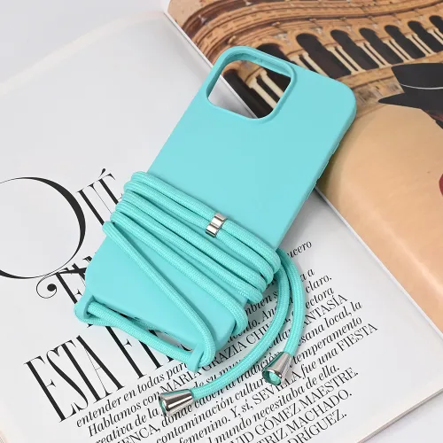 Futrola - maska Crossbody za iPhone 16 Pro Max 6.9 mint
