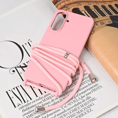 Futrola - maska Crossbody za Samsung A366 Galaxy A36 5G roze