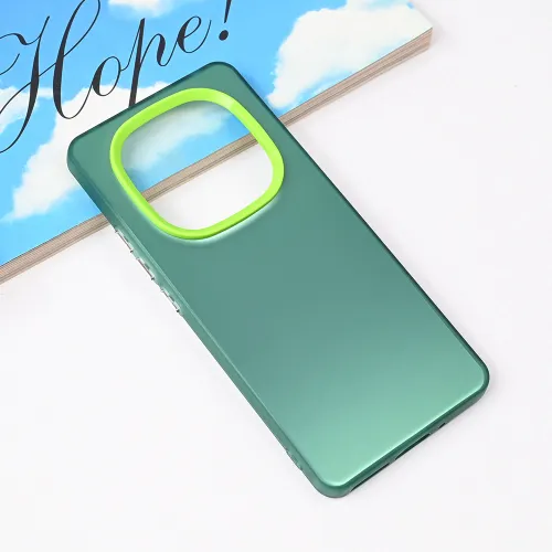 Futrola - maska Clear za Xiaomi Redmi Note 14 Pro 4G zelena