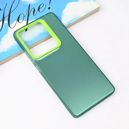 Futrola - maska Clear za Xiaomi Redmi Note 14s zelena