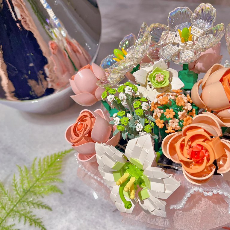 Loz - Flower Gift Box Pink