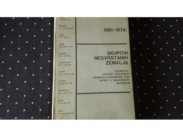 Skupovi nesvrstanih zemalja 1961-1974