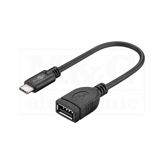 KABL OTG USB A ŽENSKI > USB C MUŠKI