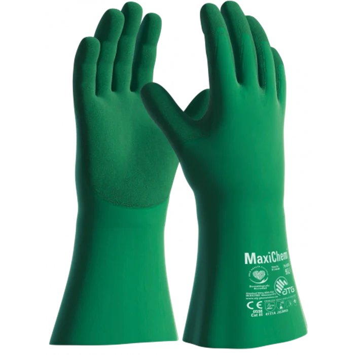 ATG MaxiChem duga zelena rukavica 35 cm