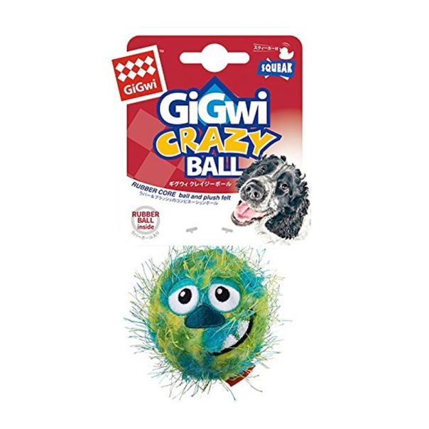 GIGWI Igračka za Crazy ball M, zelena