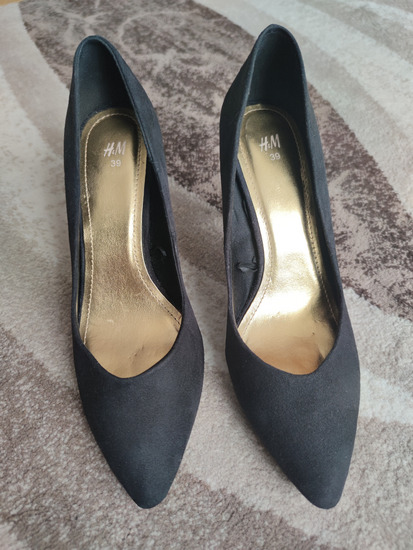 H&M crno-zlatne salonke