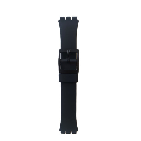 Swatch silikonski kaiš 17mm Crna boja SW17.21