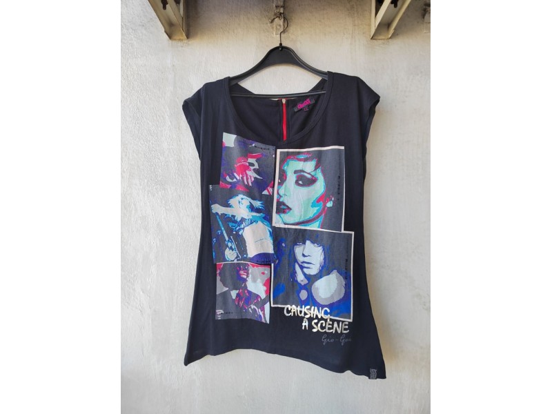 GIO-GOI majica tunika L-XL zip na ledjima AKCIJA