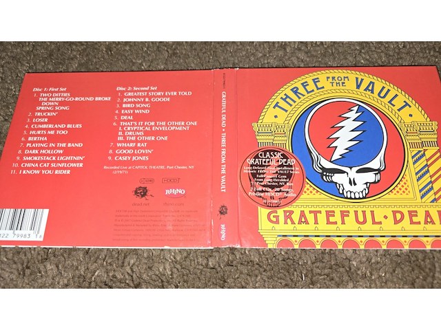 Grateful Dead - Three from the vault 2CDa , ORIGINAL