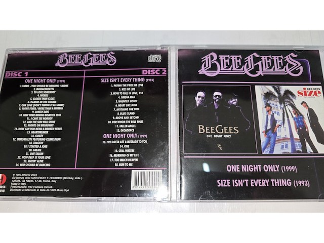 Bee Gees - One night only + Size isn`t everything