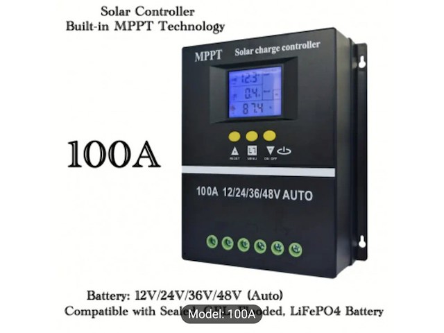 Solarni regulator punjenja 100A MPPT