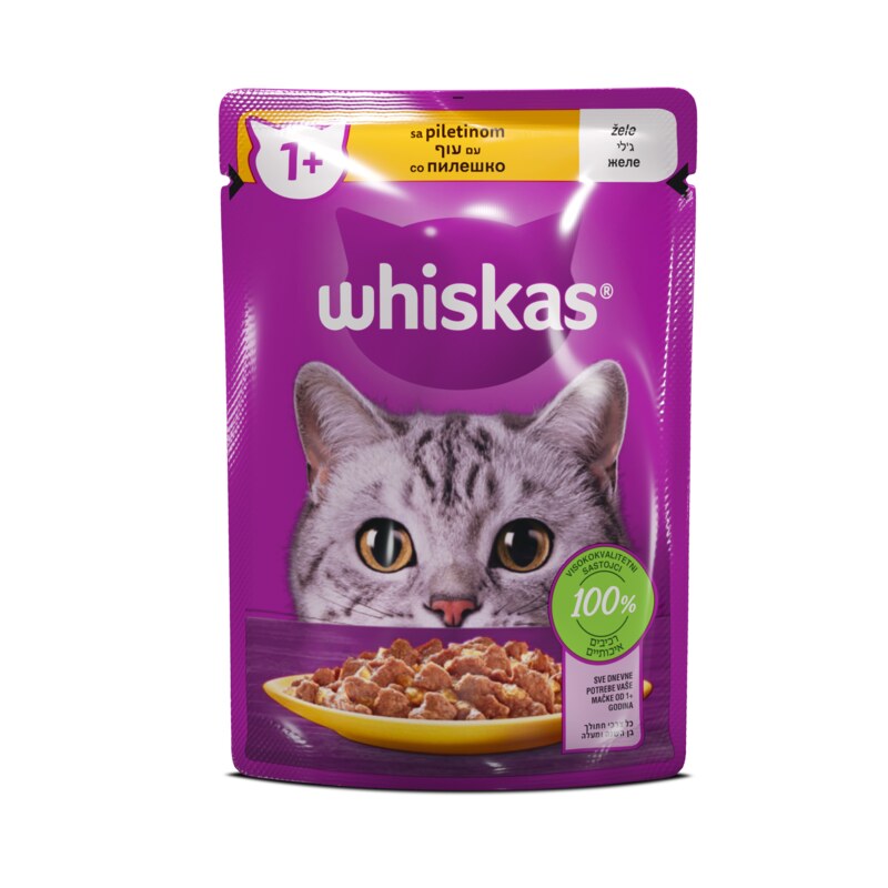 WHISKAS kesica, piletina 85g