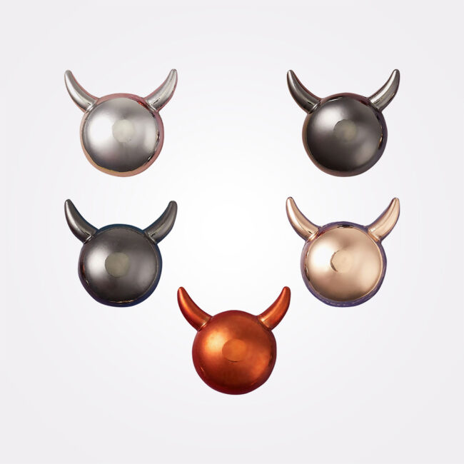 Jibbitz™ Shiny Horned 5 Pack