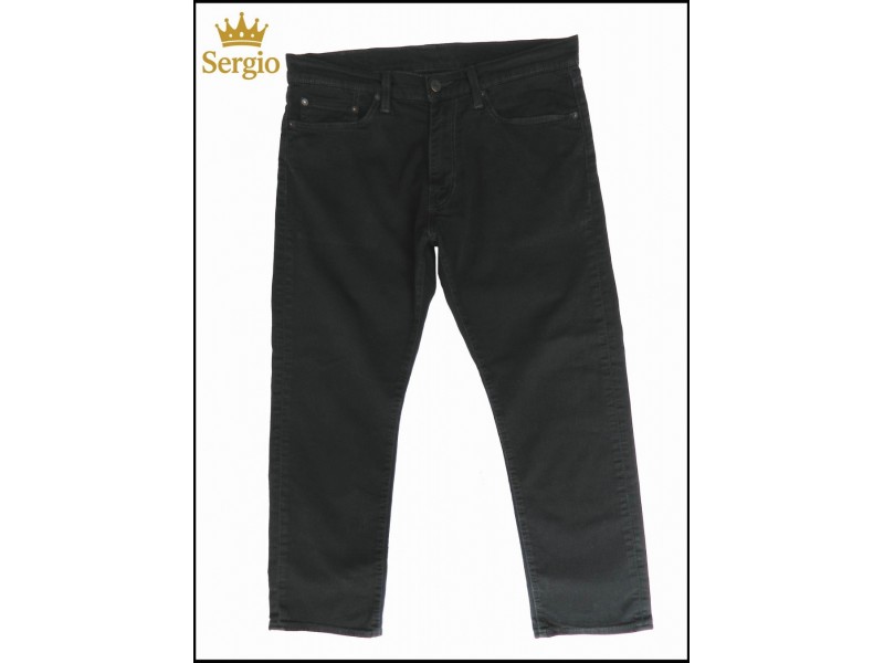 Levi`s 504 crne farmerke W34 L30