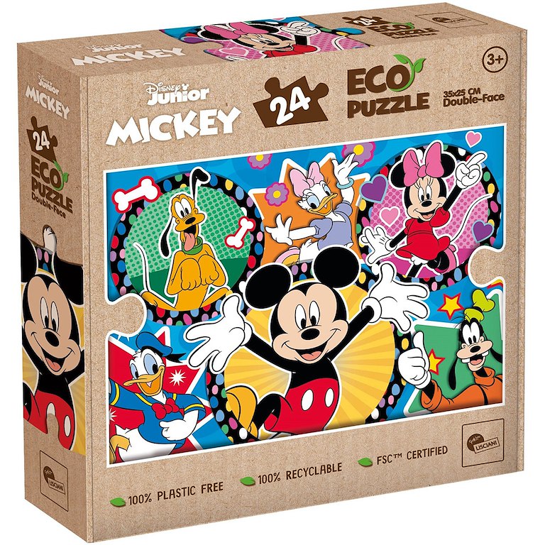 Lisciani Slagalica EKO Mini 24pcs Disney Mickey 111077