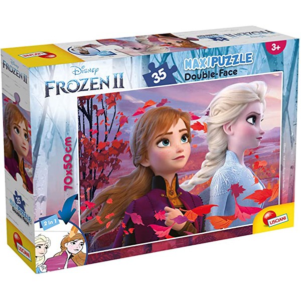 Slagalica Lisciani 35pcs Maxi Frozen 2u1 složi I oboji 82155