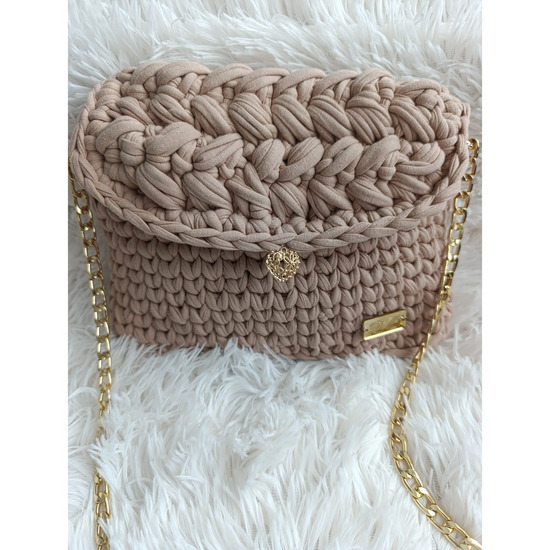 Handmade bež torba NOVA