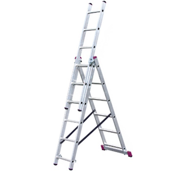 Krause Corda univerzalne merdevine 3x6 gazišta 030368