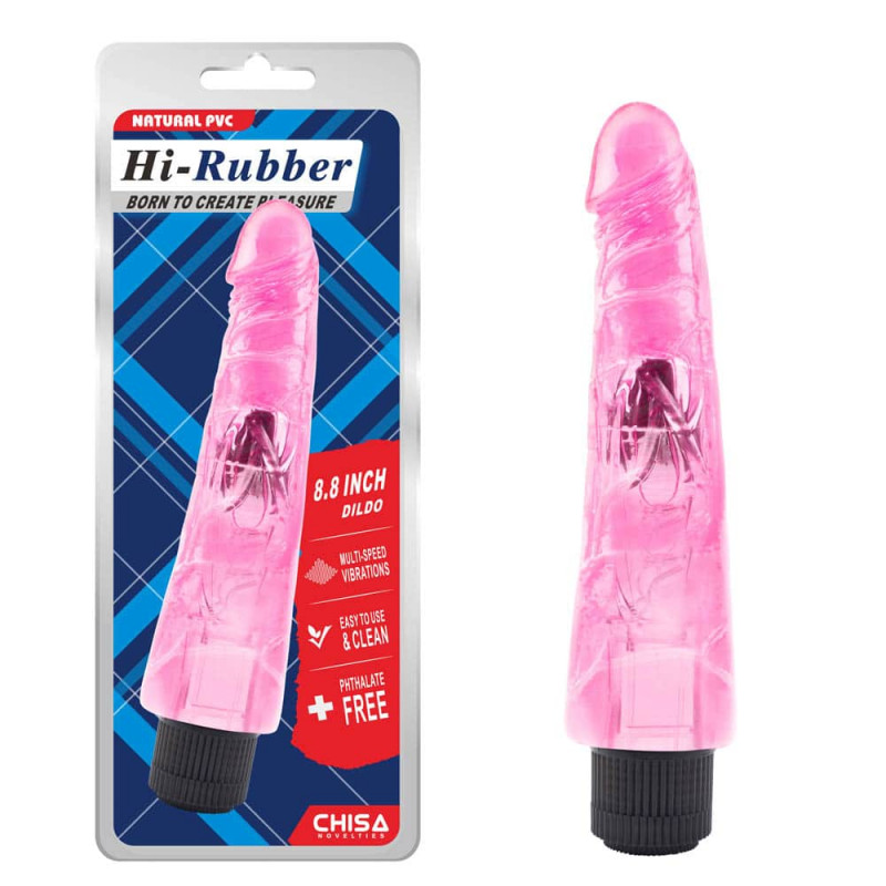 Roze silikonski vibrator CN 101876452