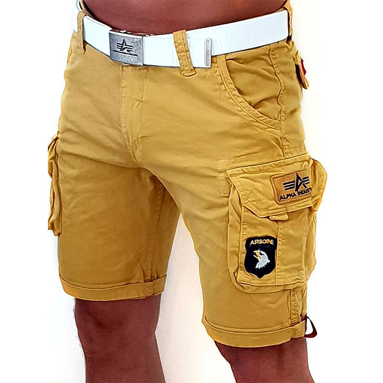 ALPHA INDUSTRIES SORC CREW PATCH WHEAT