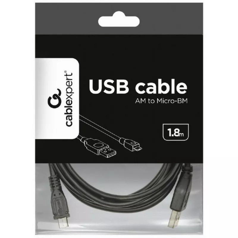 CCP-mUSB2-AMBM-6 Gembird USB 2.0 A-plug to Micro B-plug kabl 1.8m