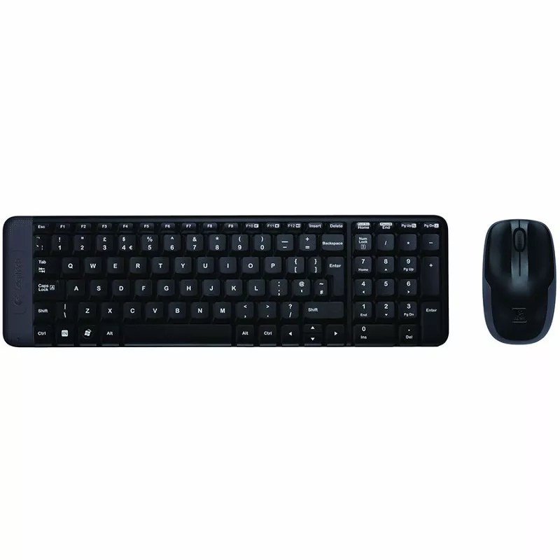 LOGITECH MK220 Wireless Combo – BLACK – US INT’L