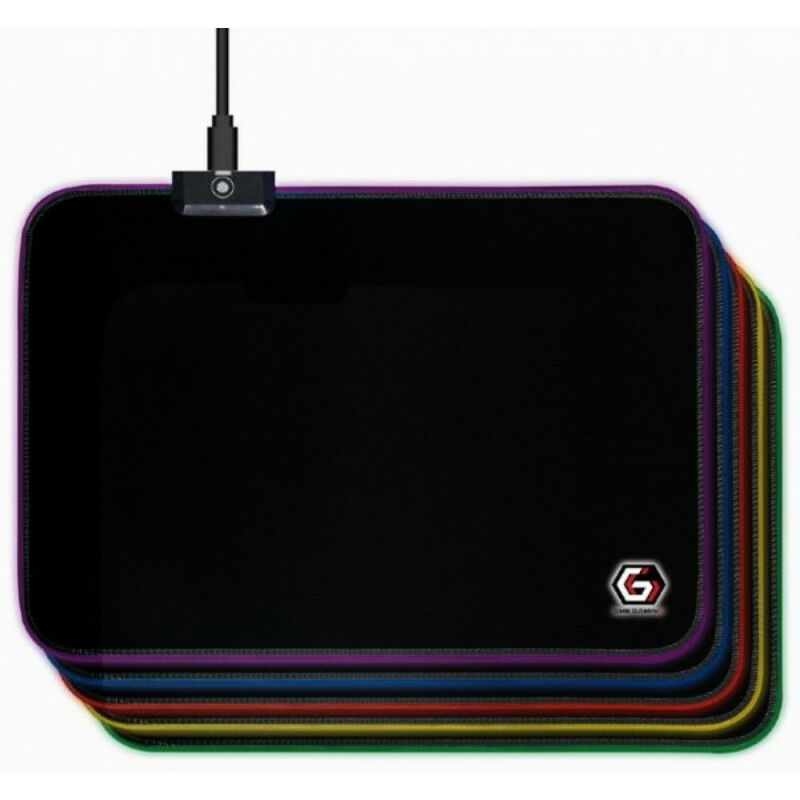MP-GAMELED-M Gembird Gejmerska podloga za misa od gume, 250x350mm, 4mm RGB LED svetlo, MEDIUM