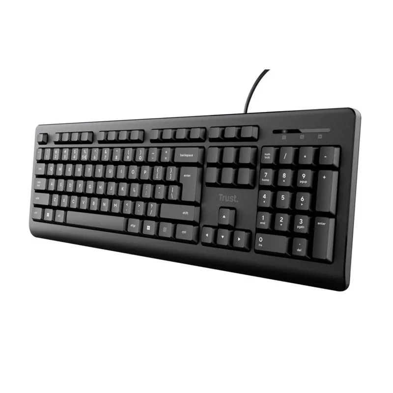 Tastatura TRUST Basic žicna/US/crna