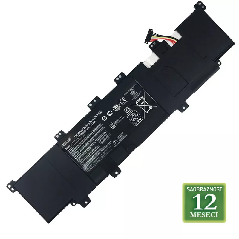 Baterija C21-X502 za laptop ASUS X502 seriju 7.4V / 5136mAh / 38Wh