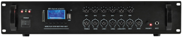 SAL MPA 240BT Razglasno pojaèalo 100V/4-8 Ohm 6 zona