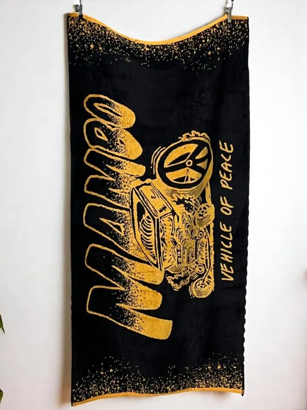 Plažni peškir “Mambo – Vehicle of Peace” – 83×160 cm, 100% pamuk A22