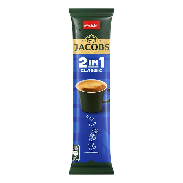 Jacobs inst kafa 2in1 box 12.4g jacobs