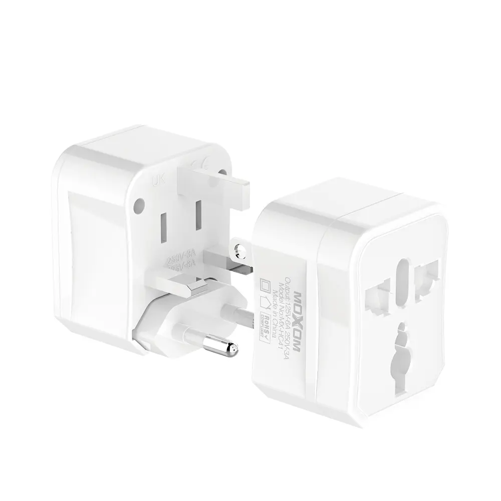 Adapter univerzalni 3u1 Moxom MX-HC41 6A beli