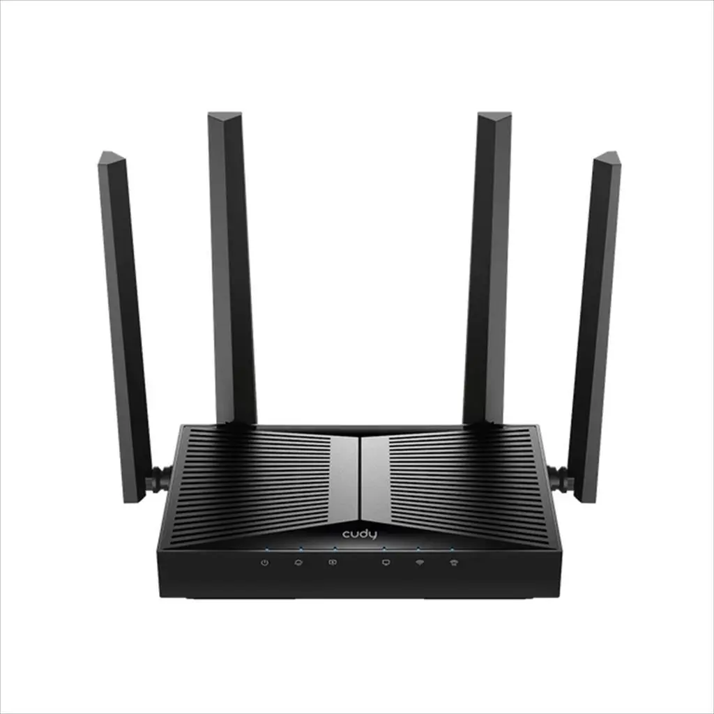 Cudy bežični mrežni ruter sa dvopoјasnim Wi-Fi 7 Be3600 Wr3600H, sa 4 antene, 1x WAN 2.5G port, 4x Lan 100/1000 porta