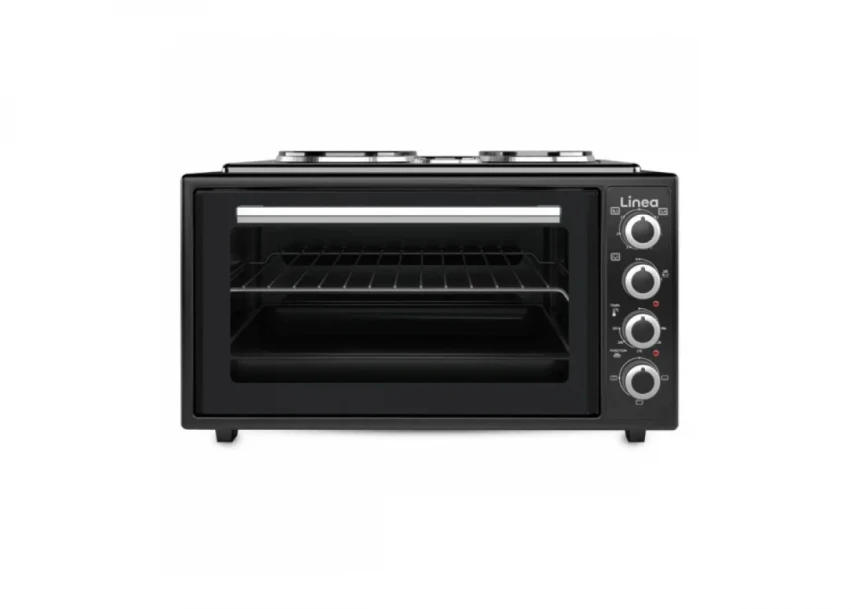 Mini šporet LINEA LMO45-0611 3100W 3 ringle crna