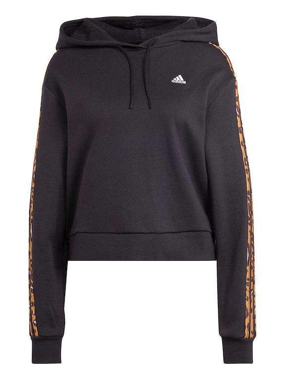 ADIDAS SPORTSWEAR Ženska duksica Essentials 3-Stripes Animal Print Relaxed