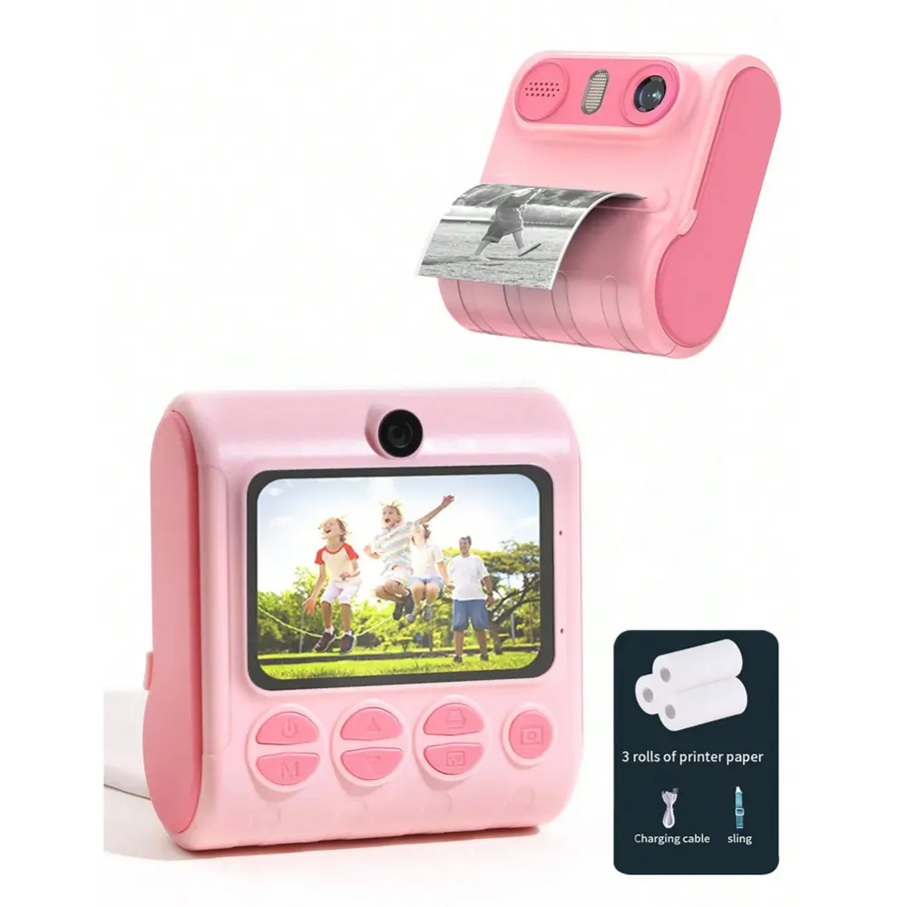 Photo stampac kamera JWD roze