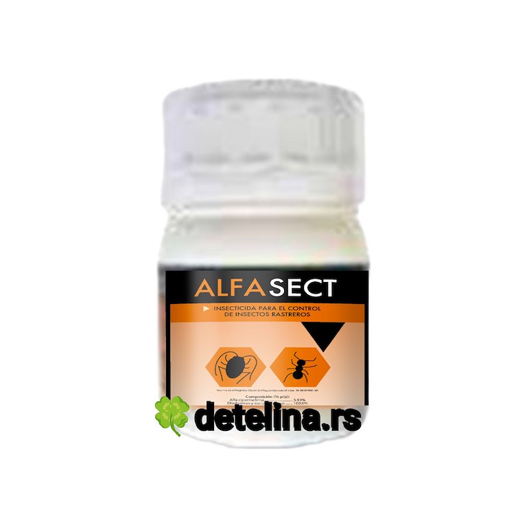 ALFASECT insekticid za suzbijanje bubašvaba, mrava, buva, muva 50ml